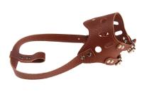 China Wholesale pu leather anti-bite dog mouth muzzle cover for sale