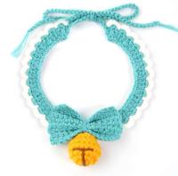 China Kitten Collar Cats And Dogs Scarf Posing Princess Cute Accessories Knitted Collar Scarf for sale