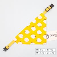 China Triangle Christmas Pet Collar Leash Saliva Towel PU Material for sale