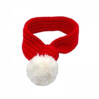 China AJ Small Dog Christmas Scarf , New Year Red Big Dog Scarf for sale