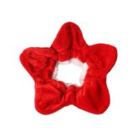 China Holiday Ornaments Fold Ear Cat Collar , Red Green Hexagon Christmas Dog Collar for sale