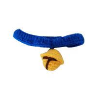 China Knitted Bells Pet Collar Leash For Small Animals Silk Printing for sale