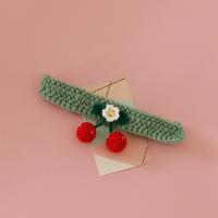 China Teddy Pomeranian Rabbit Small Pet Collar Scarf Knitting Cute for sale