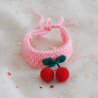China Teddy Pomeranian Rabbit Small Pet Collar Scarf Knitting Cute for sale