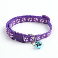 China Nylon Dog Cat Collar M Size Customized Logo For Small Animals for sale