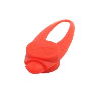 China Silicone LED Lflashing Dog Collar , Night Safety 7.8 X 2.5Cm Lighted Dog Leash for sale
