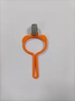 China Hands Free Waste Bag Carrier , 9X5CM Non Toxic  Dog Poop Bag Clips for sale