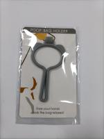 China Hands Free Waste Bag Carrier , 9X5CM Non Toxic  Dog Poop Bag Clips for sale