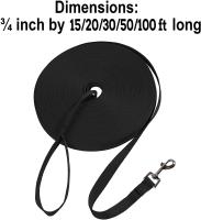 China Quick Release puppy leash Long-Distance 1 inch wide 6 ft Long Dog Training leash for sale
