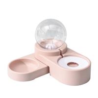China Bubble automatic refilling water dispenser pet water drinking bowl factory direct cat double bowl for sale