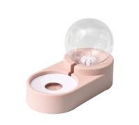 China Bubble automatic refilling water dispenser pet water drinking bowl factory direct cat double bowl for sale