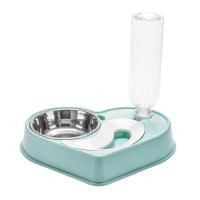 China Heart Shaped Cat Dog Bowl , Automatic Feeder Transparent Waterer for sale