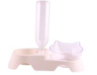 China Transparent Oblique Mouth Bowl , Protection Neck Pet Feeding Bowl for sale