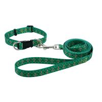 China Christmas Heat Transfer Printing Pet Collar Leash S-L Size For Dog for sale