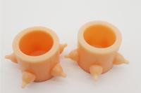China Silicone 5 Nipple Self Feeding Bowl ,Silicone Puppy Milk Feeder for sale