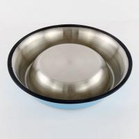 China AJ Dog Interactive Toys Pet Feed Bowl Stainless Steel Puppy Feeding Bowl for sale