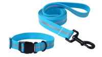 China Wholesale reflective soft PVC collar dog leash can be customized collar for sale