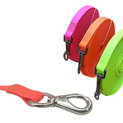 China Christmas pet supplies lengthened waterproof stretch-resistant soft pvc coated dog webbing rope for sale