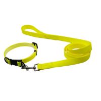 China Holiday Pet Collar PVC Waterproof Leash , Soft Adjustable Dog Collar Leash Leash for sale