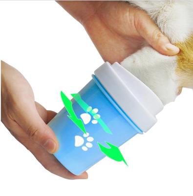 China Silicone Artifact Cat Paw Washer , AJ Teddy Puppy Foot Washer for sale