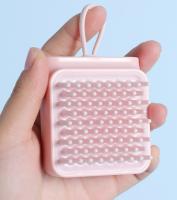 China Skin Friendly Cat Comb Massage Bath , Dual Purpose Dog Hair Brush for sale