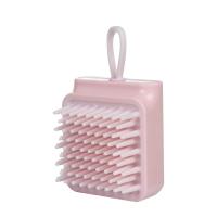 China Skin Friendly Cat Comb Massage Bath , Dual Purpose Dog Hair Brush for sale