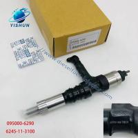 China Original new Diesel Common rail Injector 095000-6290 6245-11-3100 for benso excavator for sale