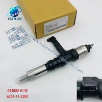 China Original new Diesel Common rail Injector 095000-6140 6261-11-3200 for Engine PC600-8 for sale