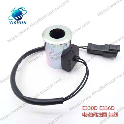 China E330D E336D Battery Valve Coil With Wire 12V 24V for sale