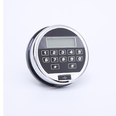 China LCD Password & Mechanical Electronic Safe Lock with 9V Battery Backup and Zinc Alloy Construction for sale