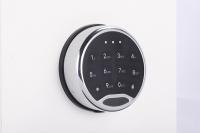 China Surface Mounted Electronic Safe Lock with Backlit Password & Mechanical Key Backup - 9V Battery Powered Zinc Alloy Construction for sale