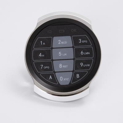 China Custom Color Electronic Safe Lock with Integrated Handle Panel - 4 AA Battery Powered with Emergency Key Access for sale