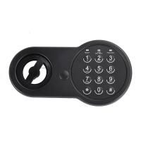 China Emergency Keyhole Electronic Safe Lock 4 AA Battery Powered ABS Material for Home Office Hotel for sale