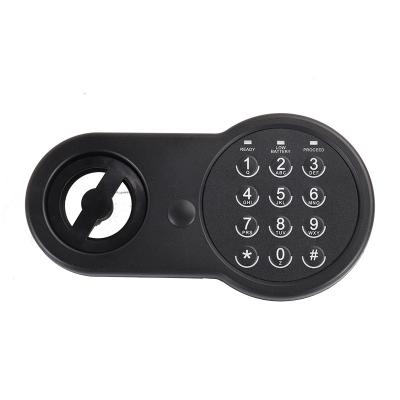China Emergency Keyhole Electronic Safe Lock 4 AA Battery Powered ABS Material for Home Office Hotel for sale