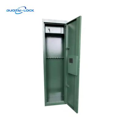 China Custom Steel Gun Safe Cabinet with Electronic Code Lock - 1500mm Height, 15kg Weight, 1.5mm Thickness for sale