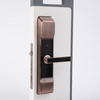 China Zinc Alloy Smart Fingerprint Door Lock Handle with 0.3s Scan and Dual Battery Design for Home Security for sale