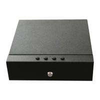 China 15 Gauge Steel Commercial Safe Box 12.5x12.75x3.5 Inches with Key Lock Override for Home Office Vehicle Security for sale