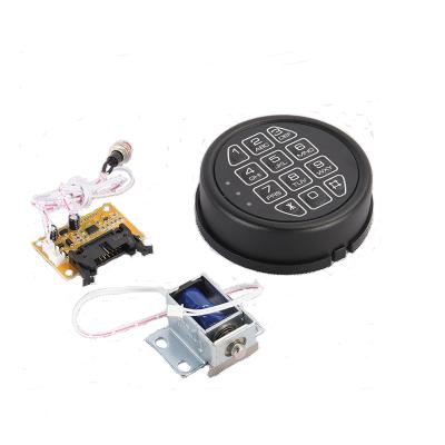 China Electronic Safe Lock with Backlit Touch Keyboard Password and Emergency Key for Gun Cabinet Security for sale