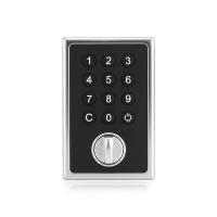 China Small Electronic Safe Lock with Mechanical Key Override Keyless Entry for Commercial Security Systems for sale
