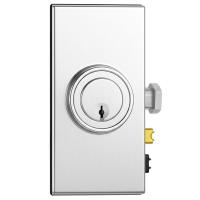 China Keyless Electronic Safe Lock Stainless Steel Surface Mounted Deadbolt 20 User Codes Backlit Keypad for sale
