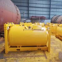 China High Performance Horizontal Ss Tank Safe Transport Of Alkyl Aluminum Max Payload 1421kg for sale
