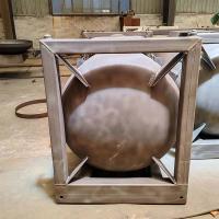 China Safe Alkyl Aluminum Transport Pressure Vessel Tanks Container 6 Bar M.A.W.P. 1880L Volume for sale