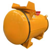 China 1875x1120x1337mm Horizontal Chemical Storage Tanks For -40- 70 C Design Temperature Environments for sale