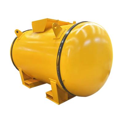 China Horizontal Pressure Tank for Vanadium Oxytrichloride UN2443 with Design Temperature -40 to 70 ℃ and Operating Pressure 0.5 to 2.5 MPa for sale