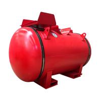 China Carbon Steel Horizontal Pressure Tank with 18.2 Bar Test Pressure for Vanadium Oxytrichloride UN2443 Storage for sale