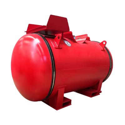 China Carbon Steel Horizontal Pressure Tank with 18.2 Bar Test Pressure for Vanadium Oxytrichloride UN2443 Storage for sale
