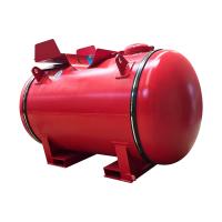 China Durable Horizontal Pressure Tank with Epoxy Coating and Sand Blasting for Design Temperature -40~+70 ℃ for sale