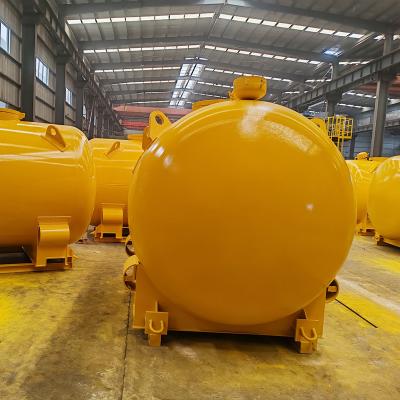 China Chemical Storage Tank with 350m³ Effective Volume, 15 Bar Test Pressure, and Mirror or Matt Polish Finish for sale