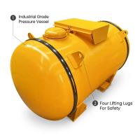 China Cylindrical Pressure Vessel Tank with 100L to 50,000L Capacity and 1-5mm Corrosion Allowance for Chemical Storage for sale