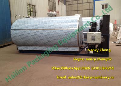 China Dairy Cow Farm Milk Cooler Tank CE Certificate With 6000L Capacity for sale